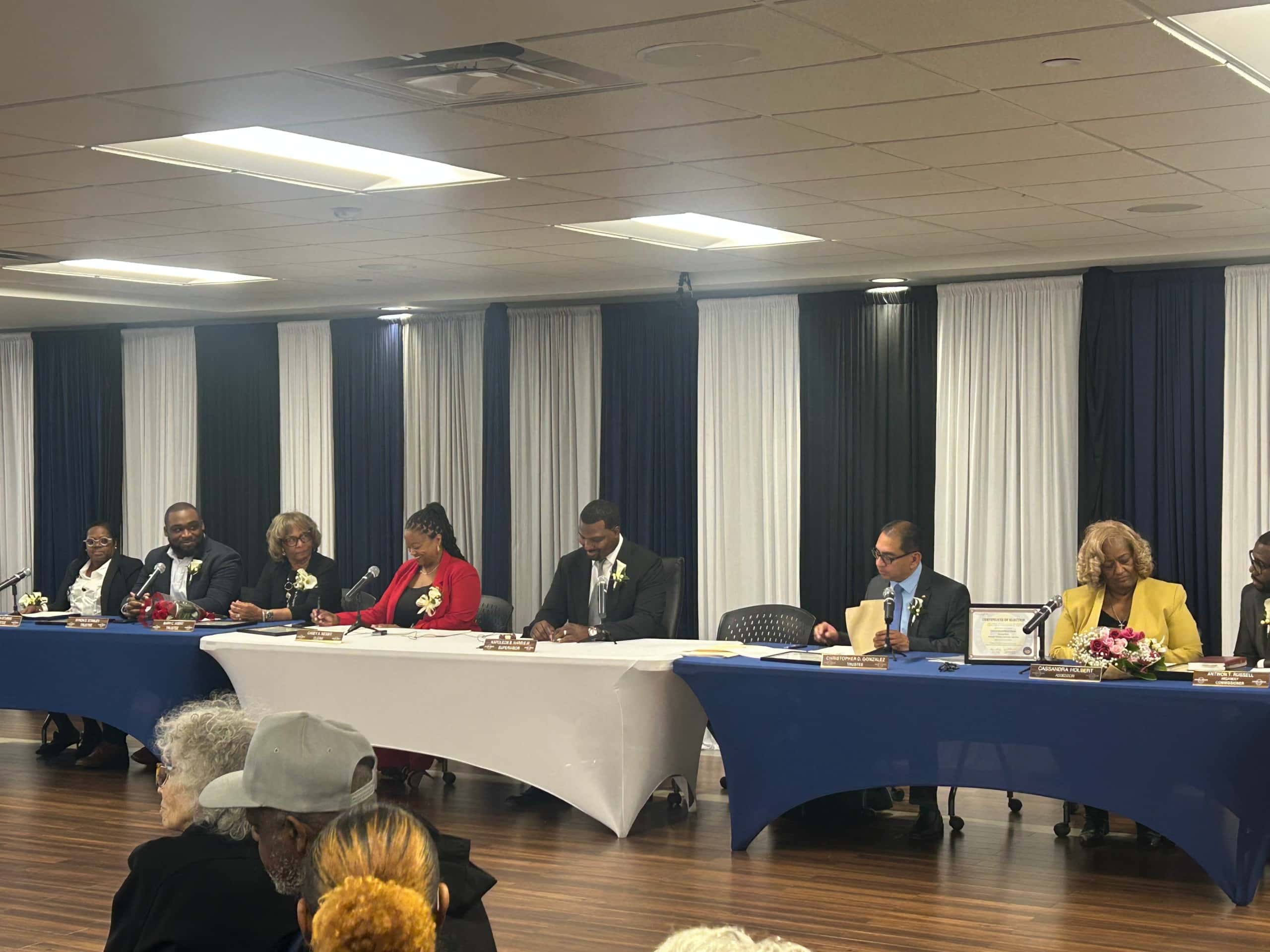 ‘This is a victory for us’ : Senator Napoleon Harris sworn in as new ...